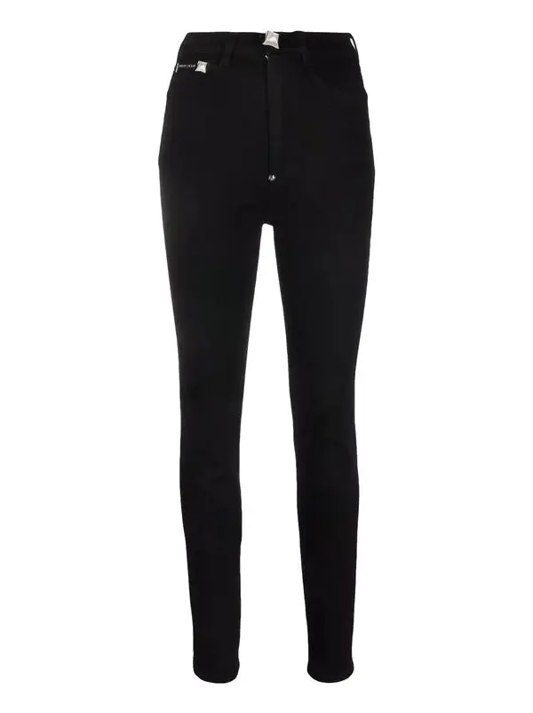 Philipp Plein Super High Waist Jeggings - Black