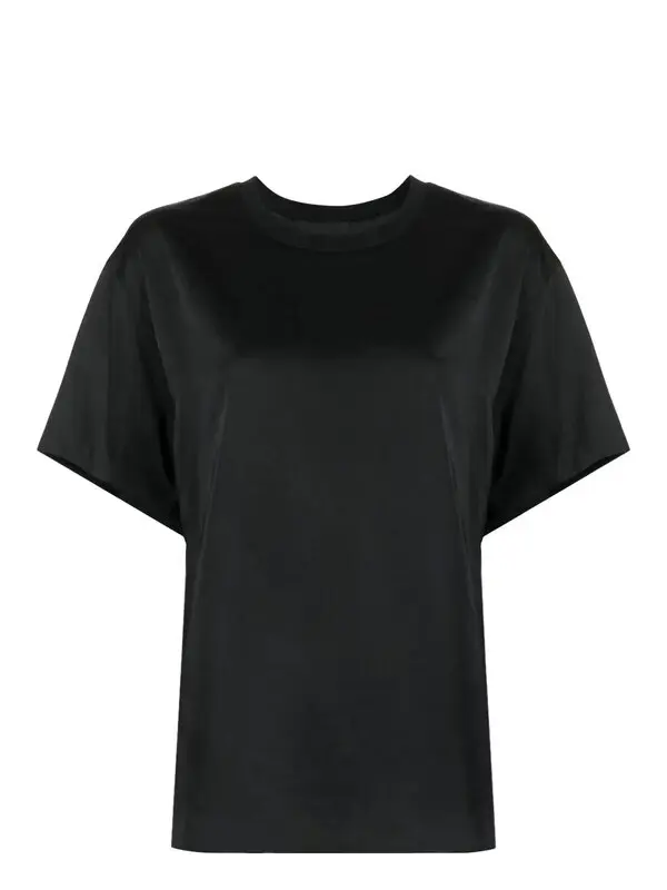 JUUN.J Round-neck Short-sleeve T-shirt - Black