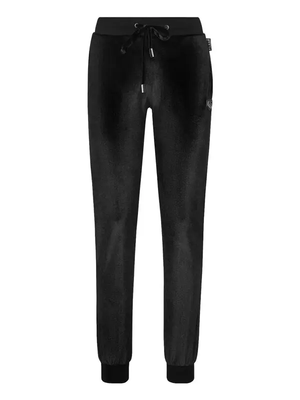 Philipp Plein Strass Skull Trousers - Black