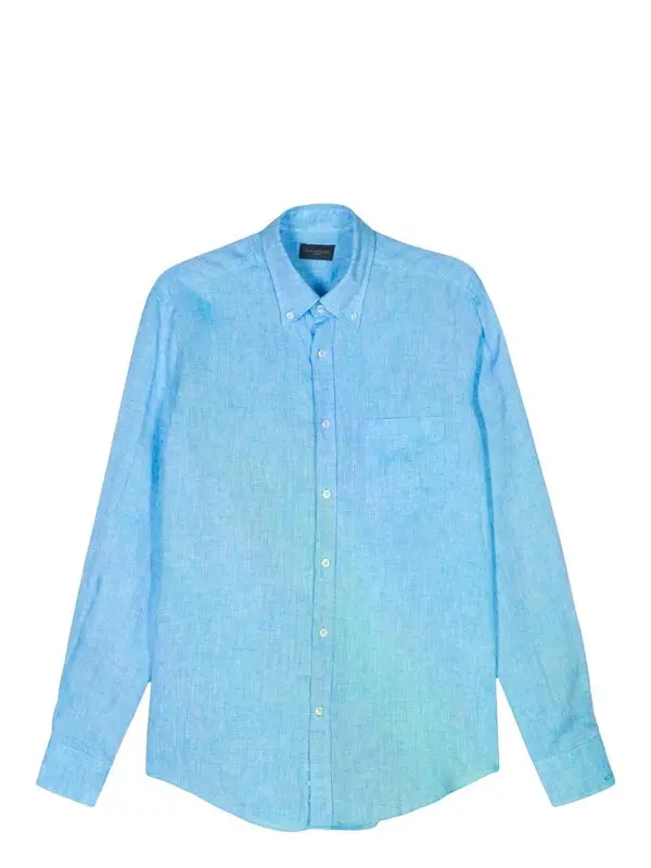 Paul & Shark Linen Shirt - Blue