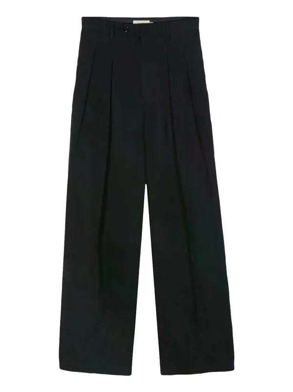 Barena Venezia Pleated Twill Trousers - Blue