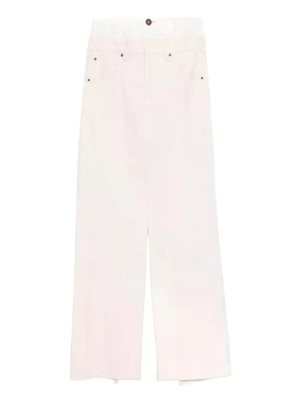 MAISON MARGIELA Denim Midi Skirt - Neutrals