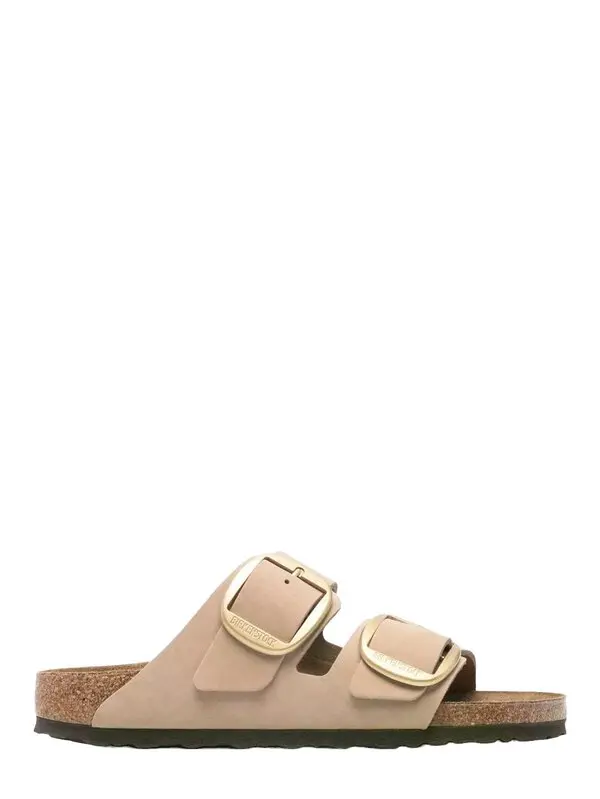 BIRKENSTOCK Arizona Big Buckle Slides - Neutrals