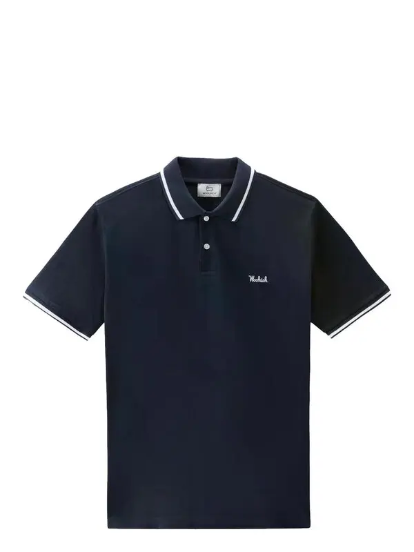 Woolrich Monterey Cotton Polo Shirt - Blue