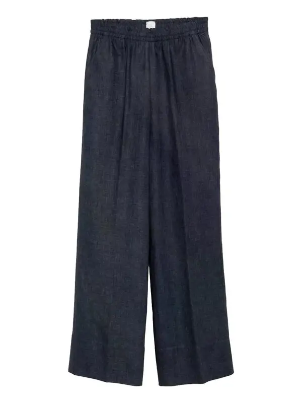 Eleventy Linen Trousers - Blue