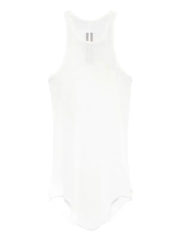 Rick Owens Ribbed Knit Tank Top - White