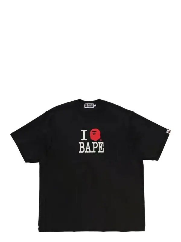 A BATHING APE Logo-graphic T-shirt - Black