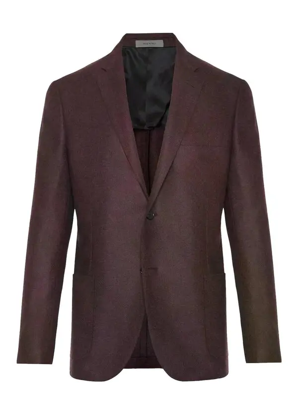 Corneliani Buttoned Up Blazer - Red