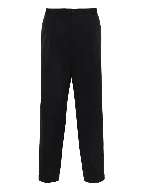 Giorgio Armani Straight-leg Trousers - Black
