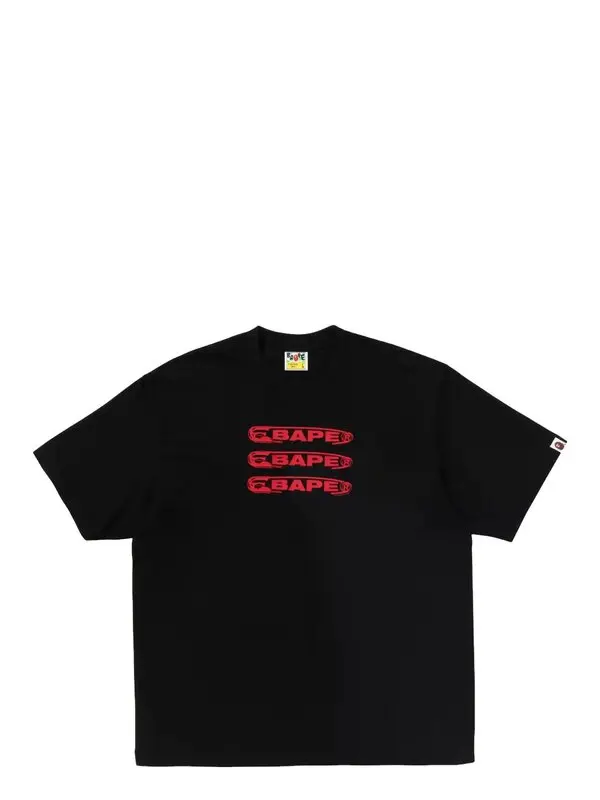 A BATHING APE Logo-print T-shirt - Black