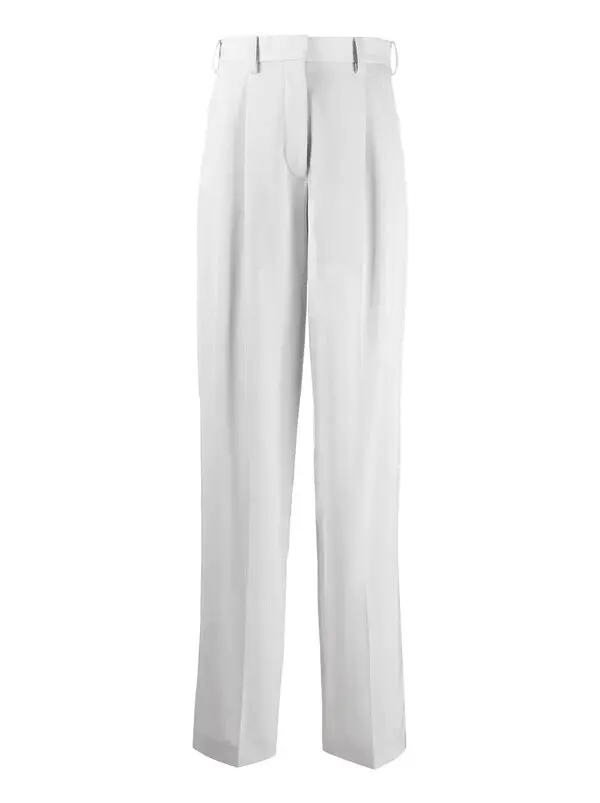 Stella McCartney Tailored High-waisted Trousers - Grey