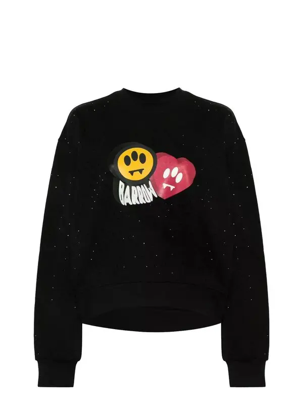 BARROW Logo-print Sweatshirt - Black