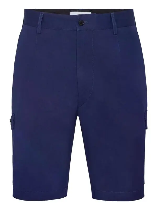 Philipp Plein Logo-plaque Cargo Shorts - Blue