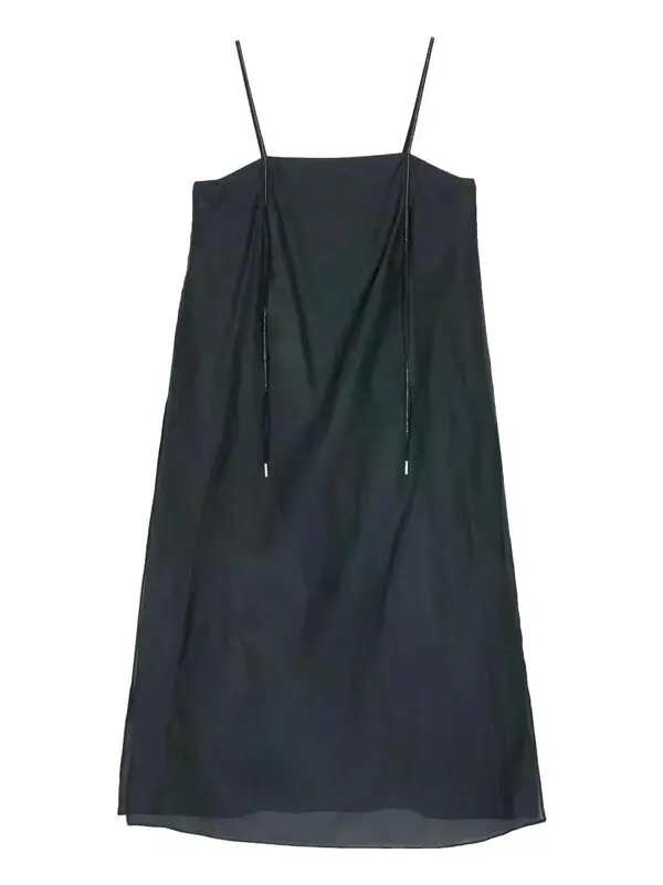 Peserico Sleeveless Semi-sheer Top - Blue