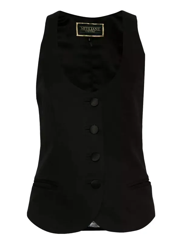 MITILIANE COUTURE Raven Waistcoat - Black