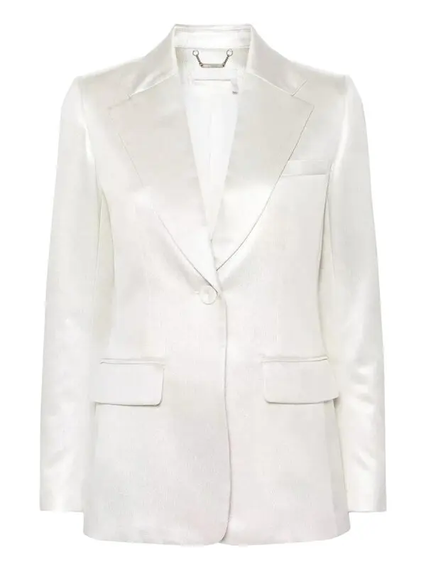 Chloé Single-breasted Blazer - Silver