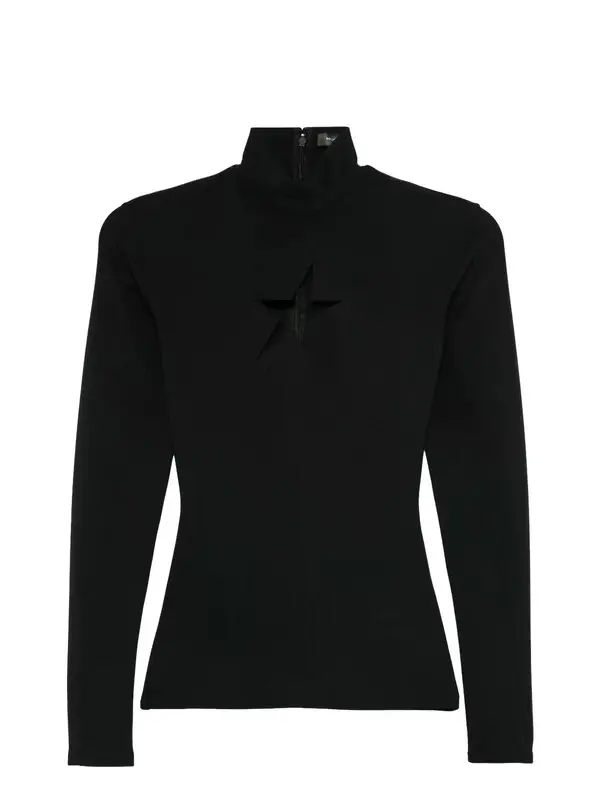 MUGLER Star Top - Black