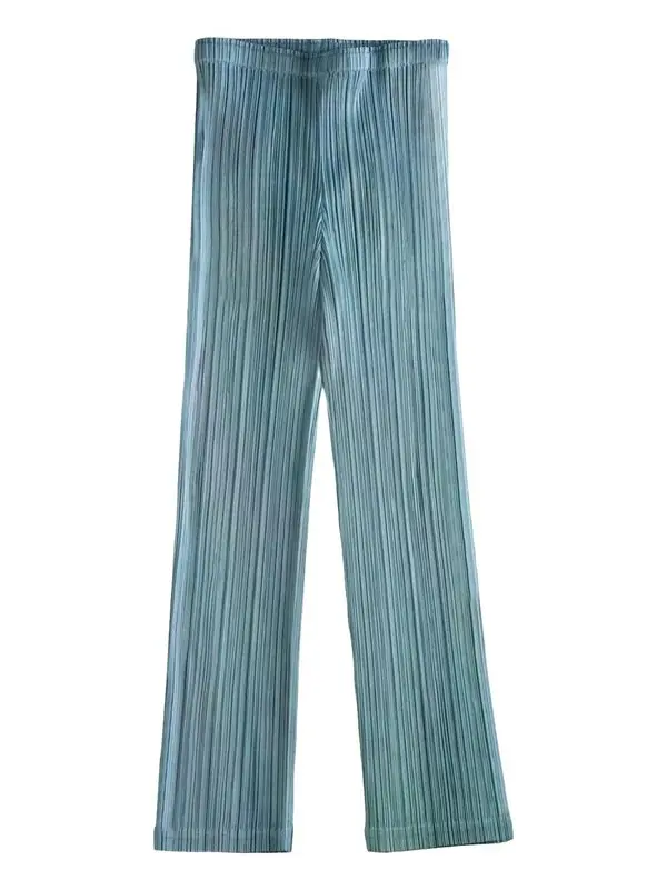 Issey Miyake Pleated Trousers - Blue