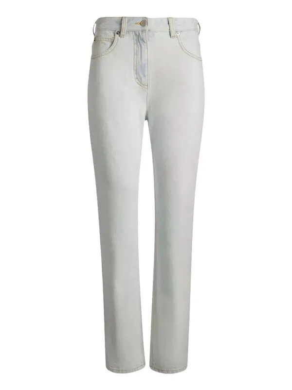 Bally Logo Patch Jeans - Blue
