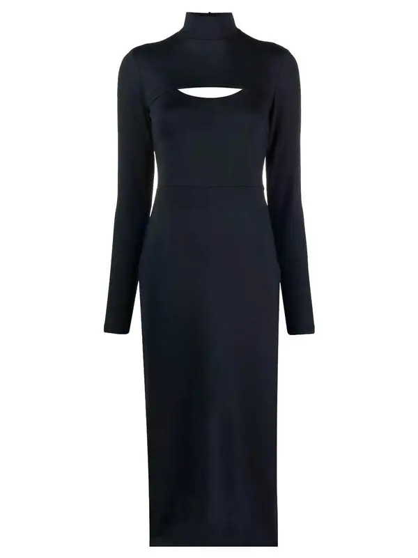 AMBUSH Cut-out Mid-length Dress - Black