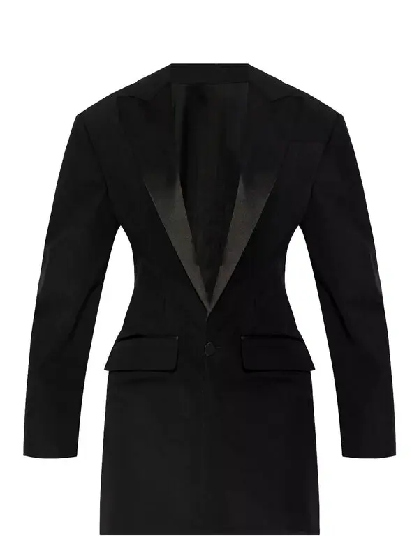 Dsquared2 Single-breasted Blazer Mini Dress - Black