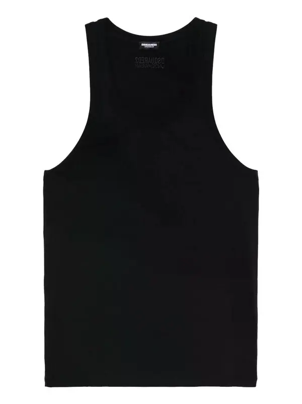 Dsquared2 Embroidered Logo Tank Top - Black