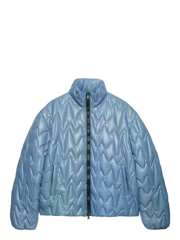 MSGM Quilted Padded Jacket - Blue