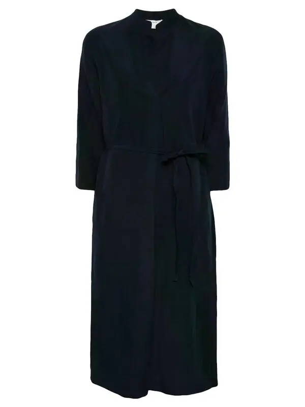 Vince Band-collar Midi Dress - Blue