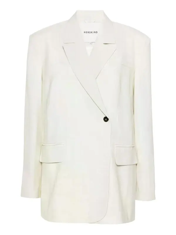 HERSKIND Verner Single-breasted Blazer - Neutrals