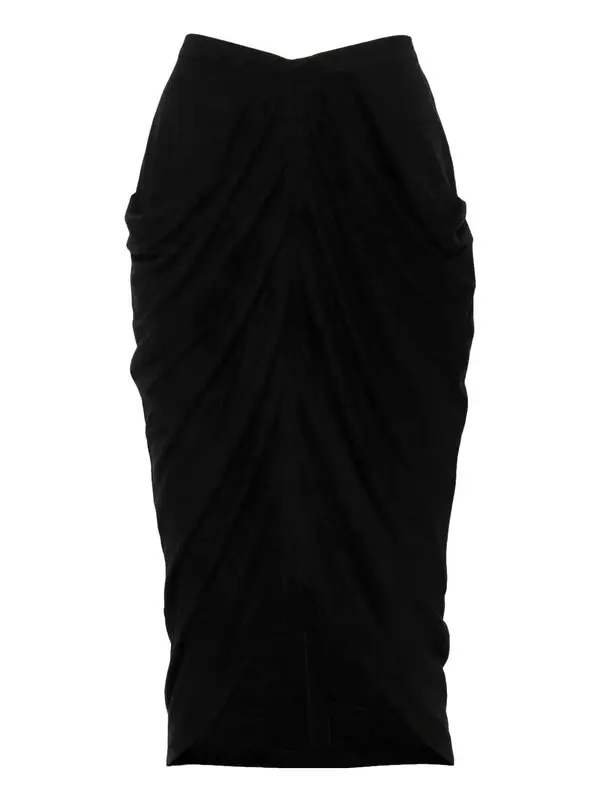 MARANT ETOILE Ilis Midi Skirt - Black