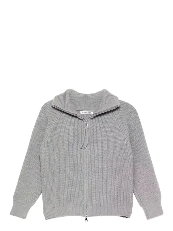 GROUND ZERO Zip-up Cardigan - Grey