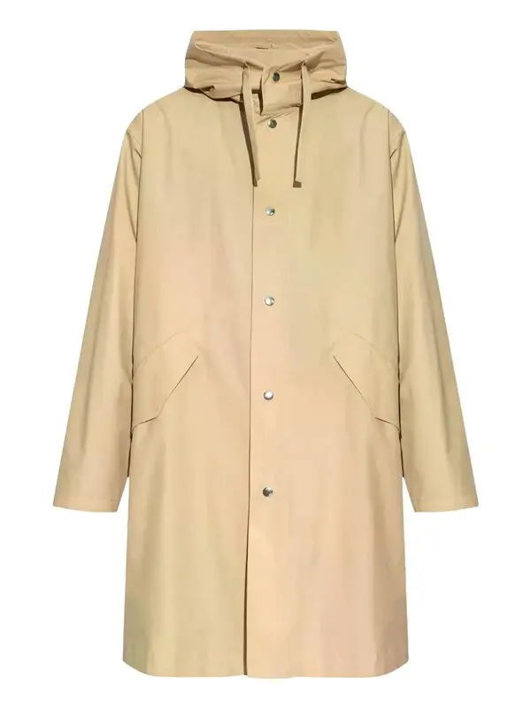 JIL SANDER Logo-print Raincoat - Neutrals