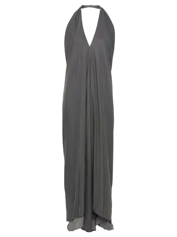 Andrea Ya'aqov Twill-weave Maxi Dress - Grey