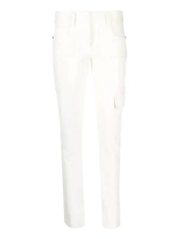 GENNY Slim-cut Cargo Trousers - Neutrals