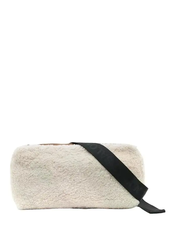 YVES SALOMON Paneled Belt Bag - White
