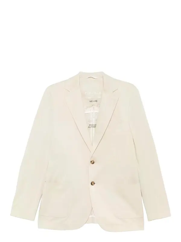 CIRCOLO 1901 Piqué Blazer - Neutrals
