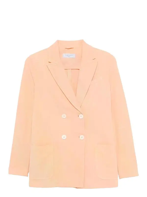 CIRCOLO 1901 Double-breasted Blazer - Orange