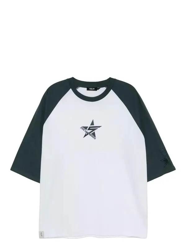 FIVE CM Embroidered T-shirt - Blue