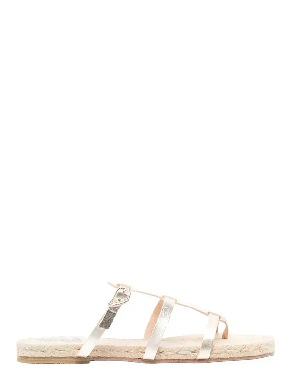 CastaÑer Milos Flat Sandals - Gold