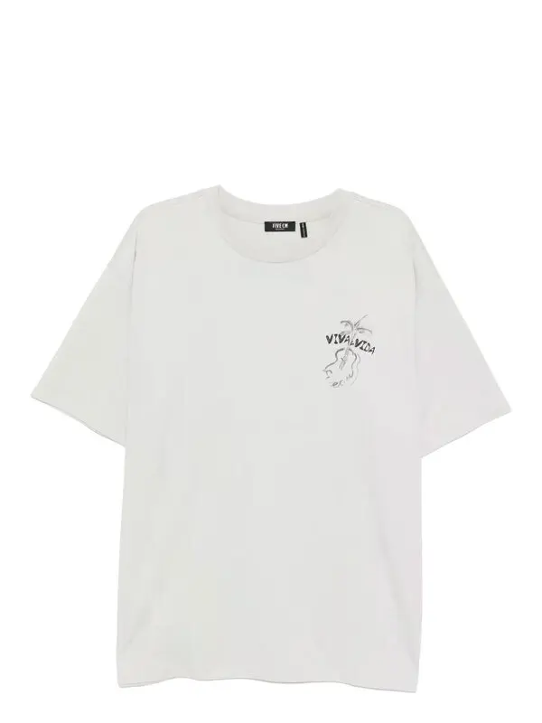 FIVE CM Graphic-print T-shirt - Grey