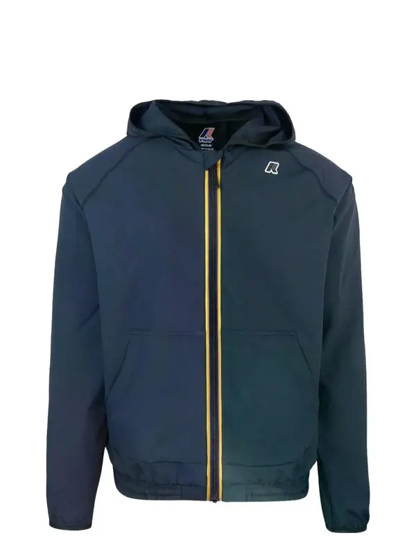 K-WAY Logo-patch Jacket - Blue
