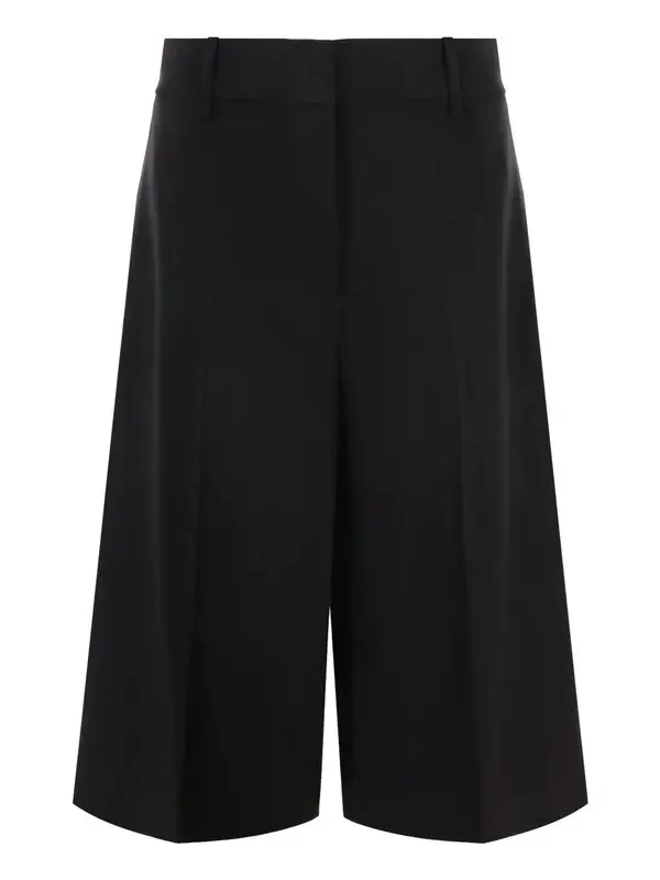 QUIRA Cut-out Tailored Shorts - Black