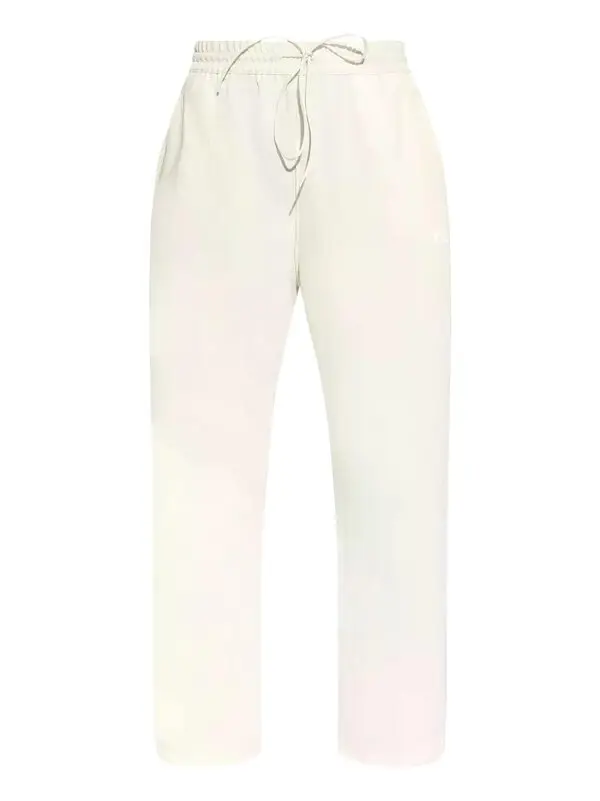 Y3 Logo-print Track Pants - Neutrals