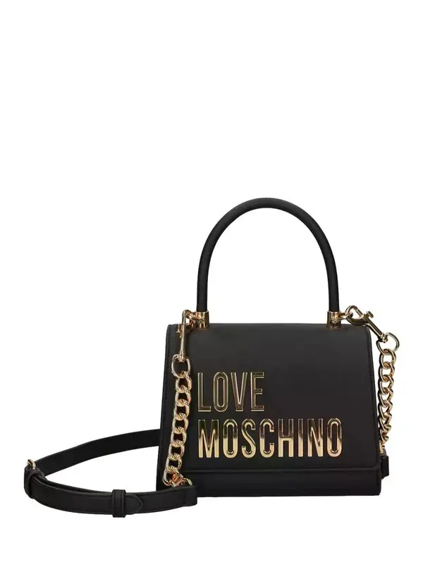 Moschino Logo-lettering Tote Bag - Black
