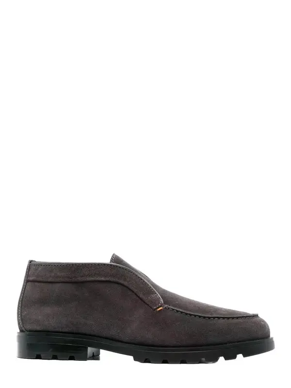 Santoni Suede Desert Boots - Grey