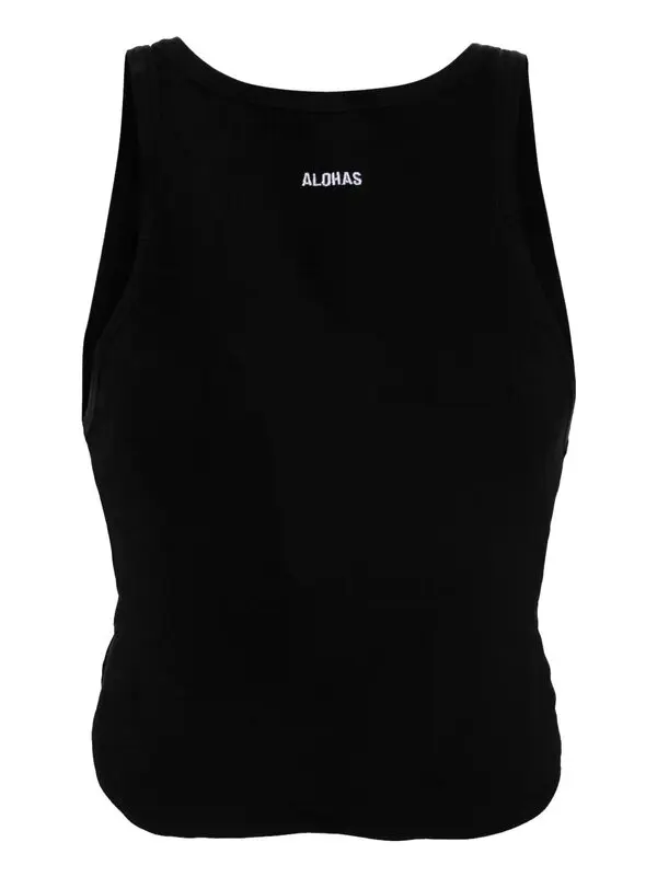 ALOHAS Dina Cotton Tank Top - Black