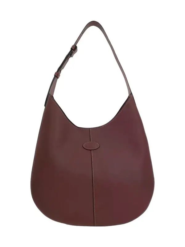 TOD'S Di Hobo Leather Bag - Brown