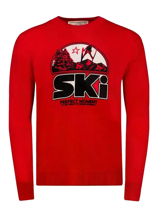 Perfect Moment Adler Sweater - Red