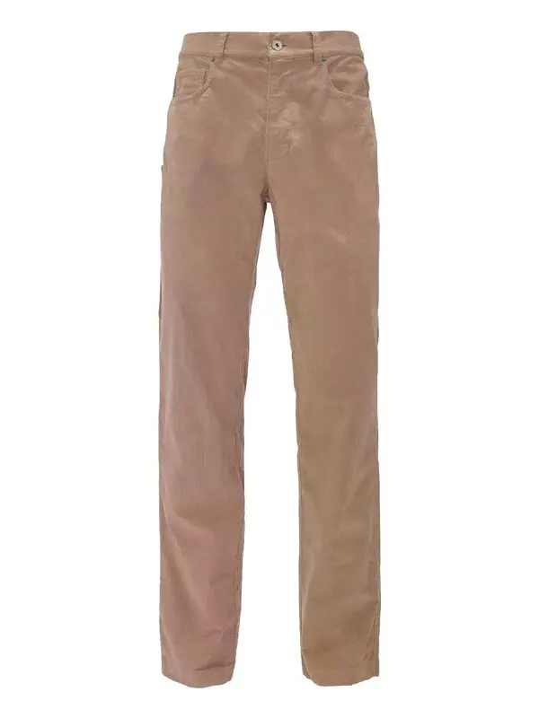 JW Anderson Straight-leg Mid-rise Cotton Trousers - Neutrals