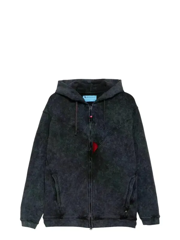 STAIN SHADE Zip-up Sweatshirt - Grey